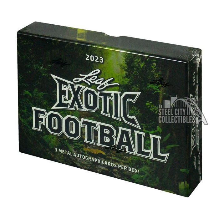 2023 Leaf Exotic Football Hobby Box | Steel City Collectibles