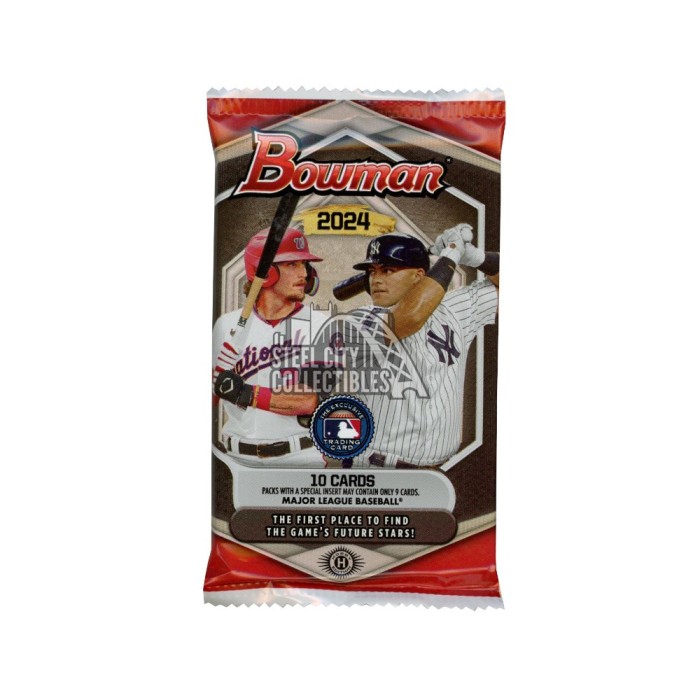 2024 Bowman Baseball Hobby Pack | Steel City Collectibles