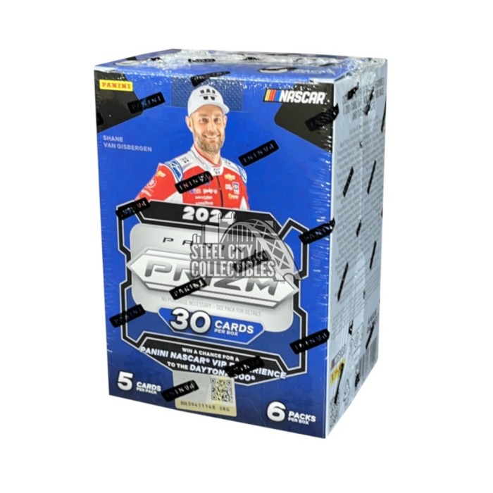 2024 Panini Prizm Racing 6-Pack Hobby Blaster Box (Green Ice Prizms ...