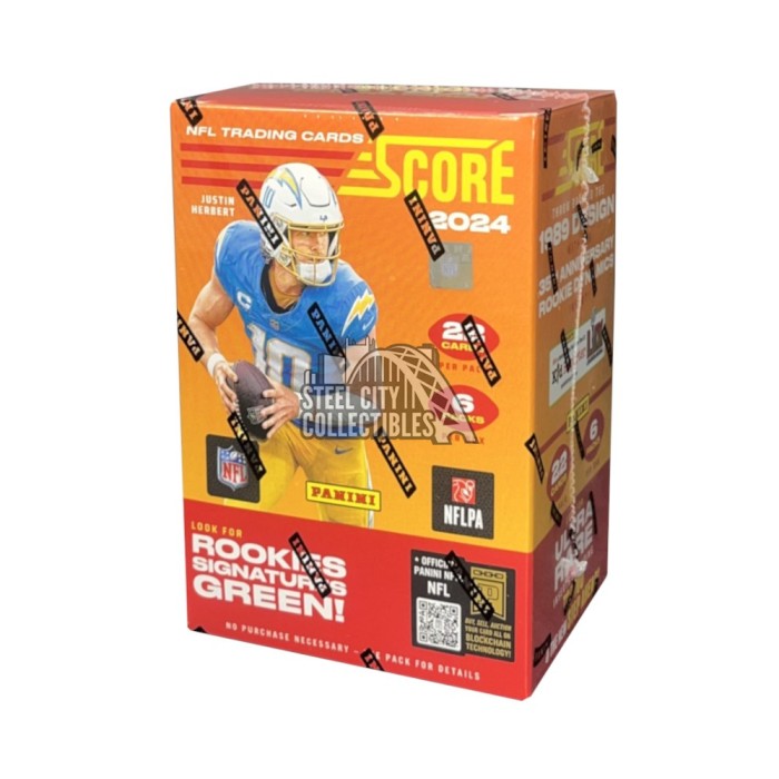2024 Panini Score Football 6-Pack Hobby Blaster Box | Steel City ...