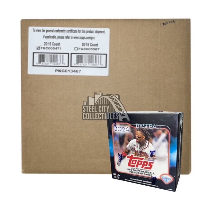 2024 Topps Series 1 Baseball Monster 20-Box Case | Steel City Collectibles