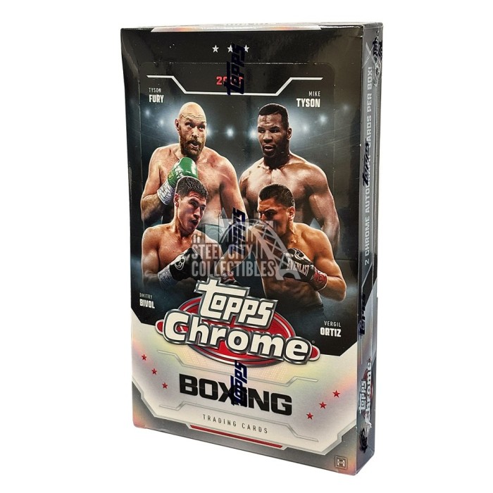 2024 Topps Chrome Boxing Hobby Box | Steel City Collectibles