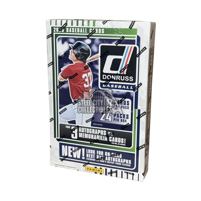 2025 Panini Donruss Baseball Hobby Box - 1st Off The Line (FOTL) | Steel City Collectibles