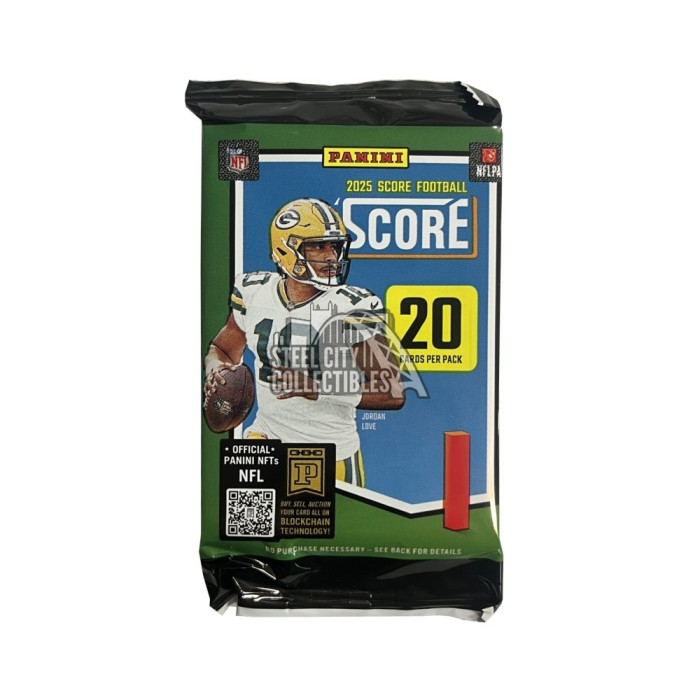 2025 Panini Score Football Hobby Pack | Steel City Collectibles