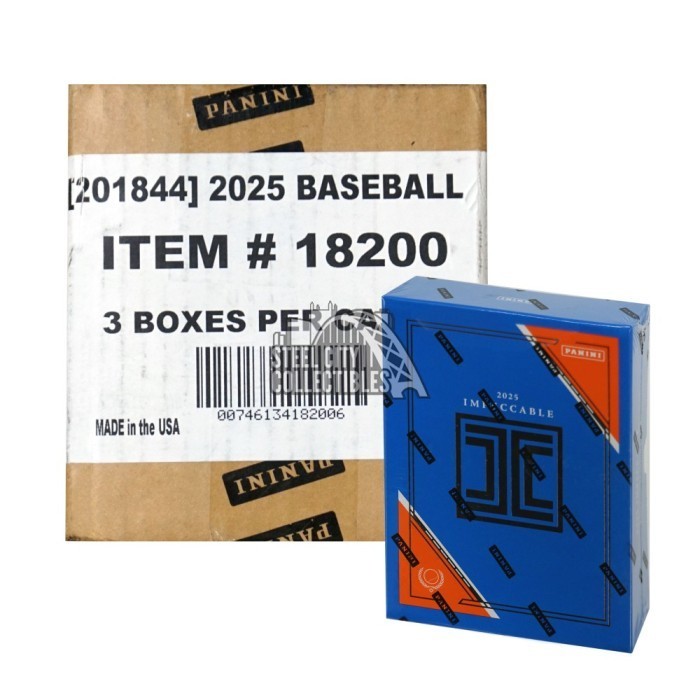 2025 Panini Impeccable Baseball Hobby 3-Box Case Random Serial # Group Break #17 - Steve | Steel ...