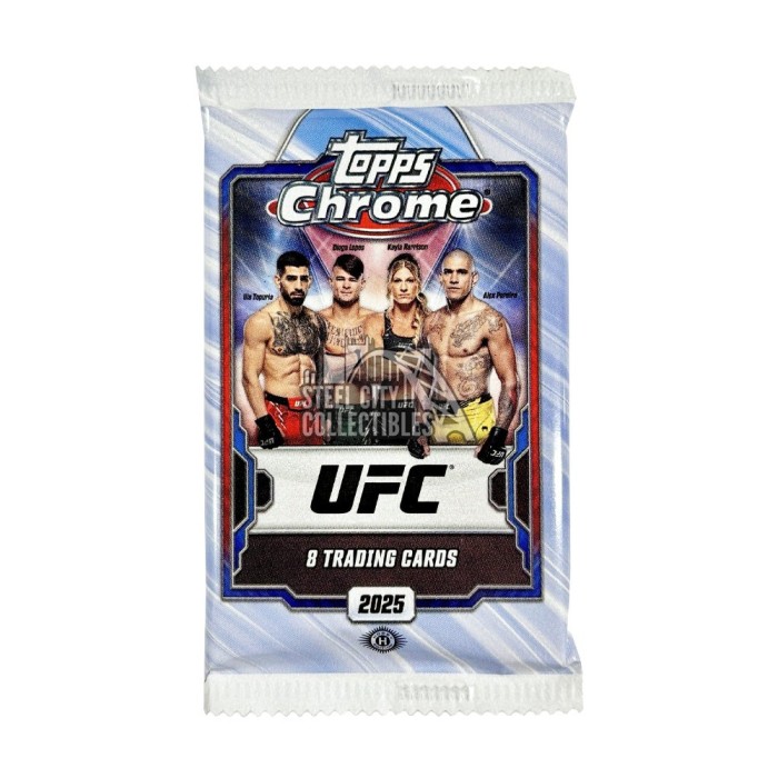 2025 Topps Chrome UFC Hobby Pack | Steel City Collectibles