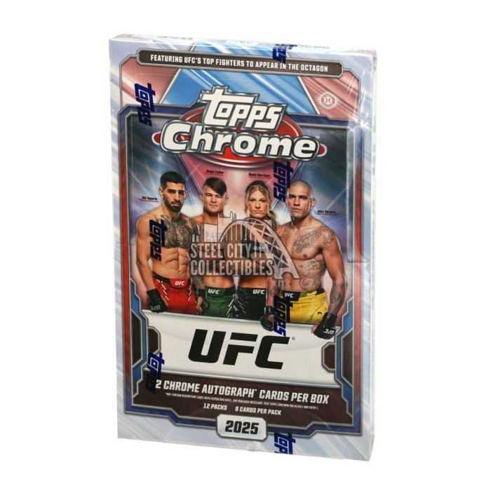 2025 Topps Chrome UFC Hobby Box RELEASE DAY LIVE BREAK SPECIAL #1 ...