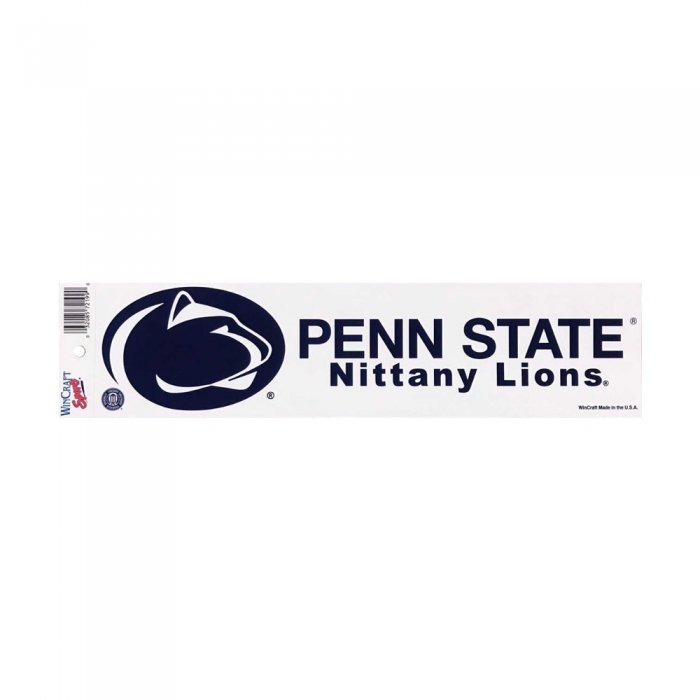 Penn State Nittany Lions PSU 3x12" Bumper Sticker | Steel City Collectibles