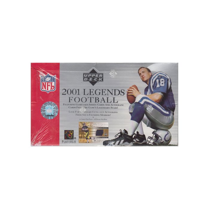 2001 Upper Deck Legends Football Hobby Box | Steel City Collectibles
