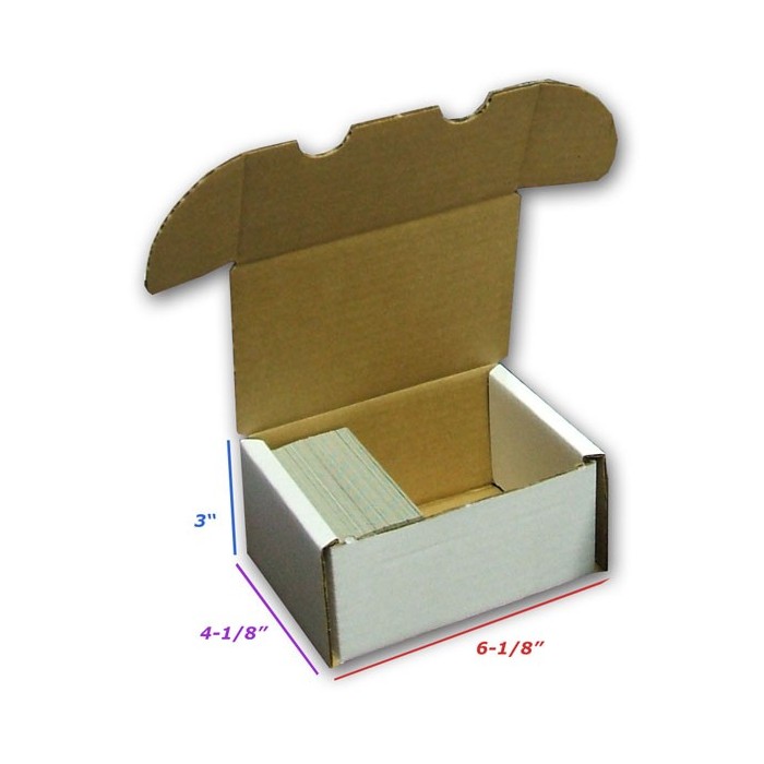 300ct Cardboard Storage Boxes Bundle of 50 | Steel City Collectibles