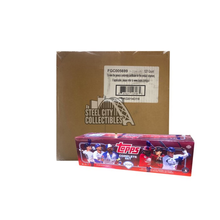 2024 Topps Baseball Factory Set Hobby Version 12-Set Case | Steel City ...