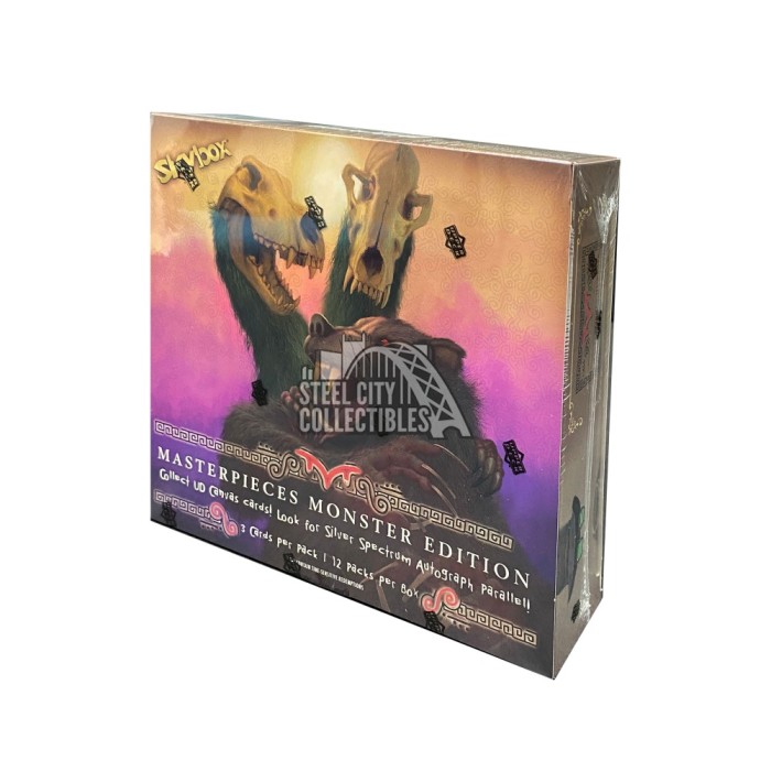 2024 Upper Deck SkyBox Masterpieces Monster Edition Hobby Box | Steel ...