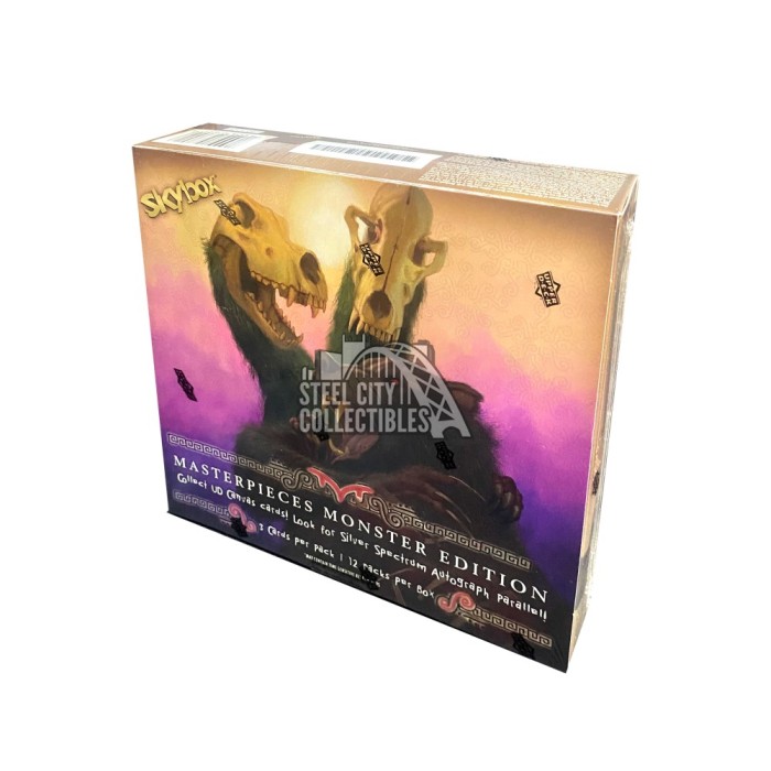 2024 Upper Deck SkyBox Masterpieces Monster Edition Hobby Box | Steel ...