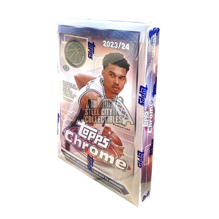 2023-24 Topps Chrome Basketball Hobby Box | Steel City Collectibles