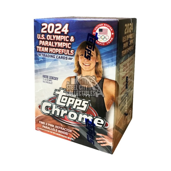 2024 Topps Chrome U.S. Olympic and Paralympic & Hopefuls Blaster Box ...