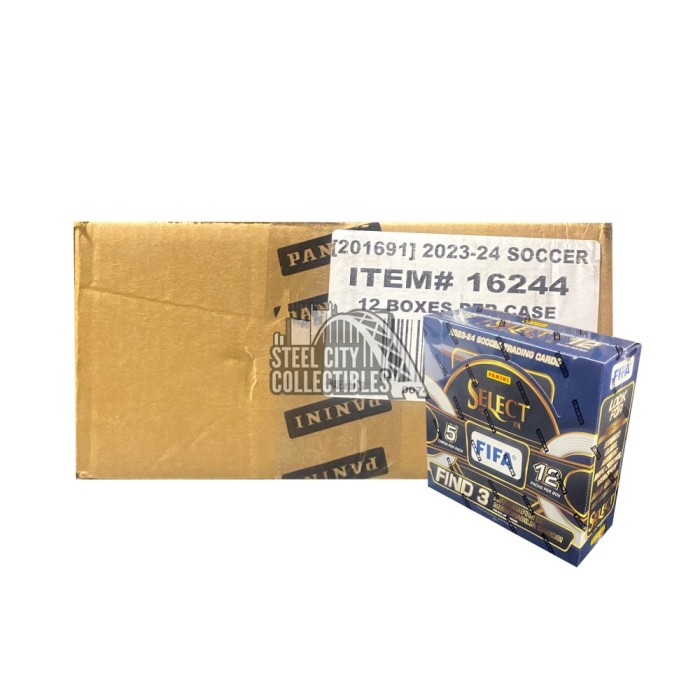 2023-24 Panini Select FIFA Soccer Hobby 12-Box Case | Steel City ...