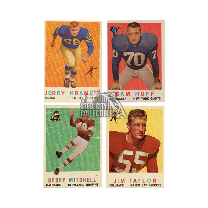 1959 Topps Football Complete Set 1-176 VG-EX | Steel City Collectibles