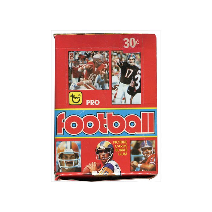 1981 Topps Football Wax Box in 1979 Box and Wrappers | Steel City ...
