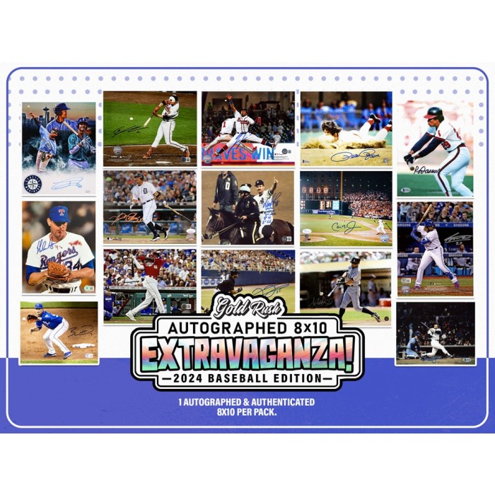 2024 Gold Rush Extravaganza Autographed Baseball 8x10 Edition Pack ...