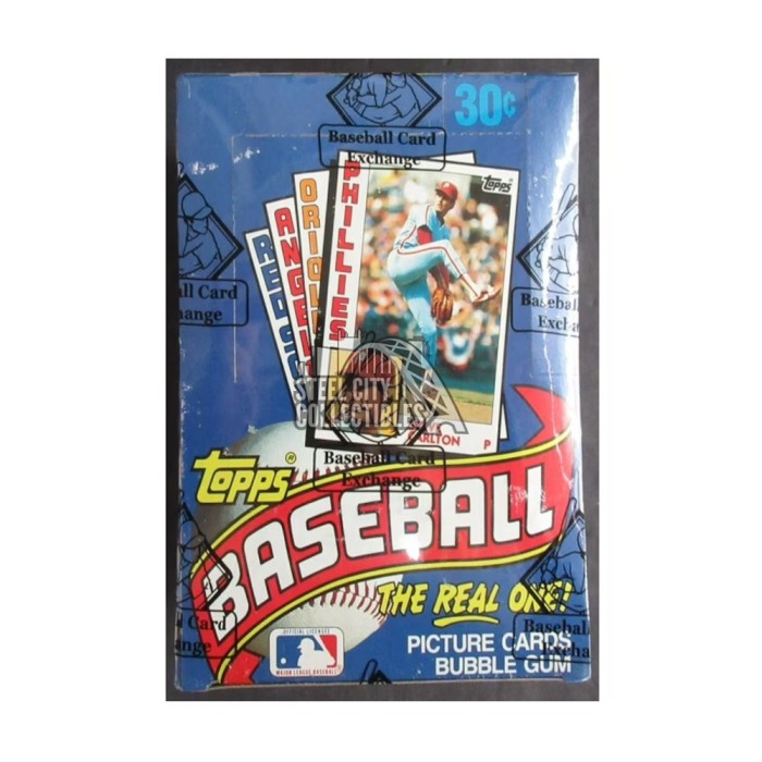 1984 Topps Baseball Wax Box - BBCE | Steel City Collectibles