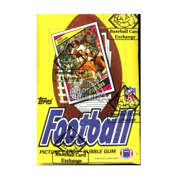 1984 Topps Football Wax Box - BBCE | Steel City Collectibles