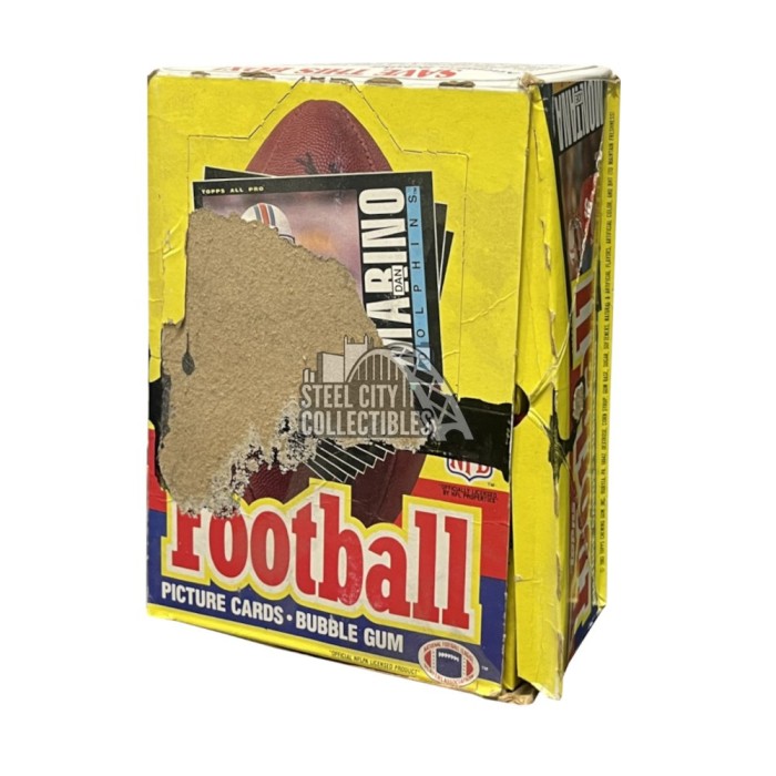 1985 Topps Football Wax Box **PLEASE READ** | Steel City Collectibles