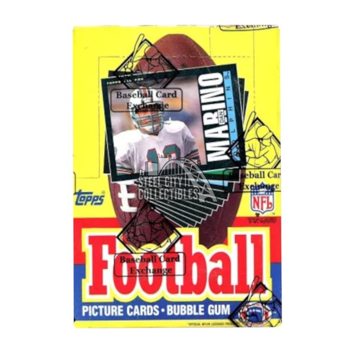 1985 Topps Football Wax Box - BBCE | Steel City Collectibles