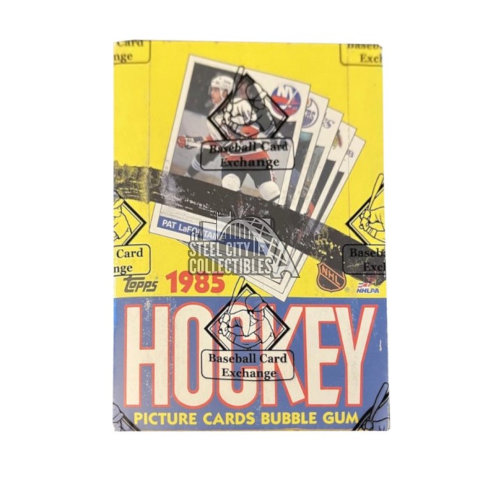 1985-86 Topps Hockey Wax Box - BBCE | Steel City Collectibles