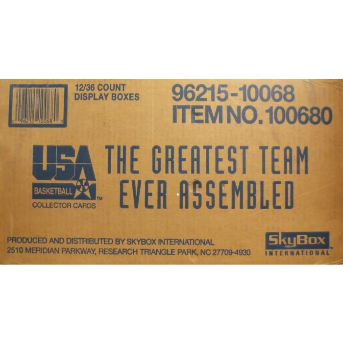 1992 Skybox Team USA Basketball 12-Box Case | Steel City Collectibles
