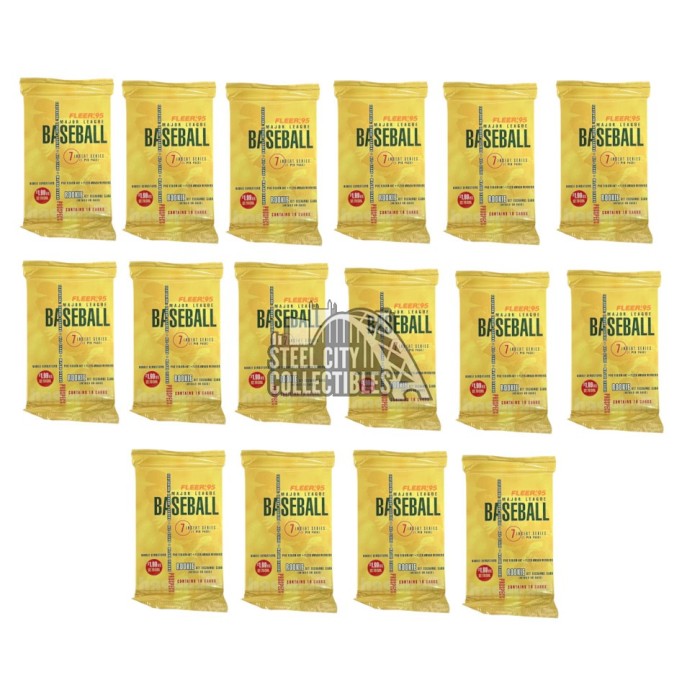 1995 Fleer Baseball Retail 16-Pack Lot | Steel City Collectibles