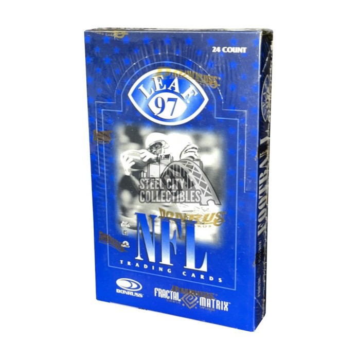 1997 Leaf Football 24-Pack Retail Box | Steel City Collectibles