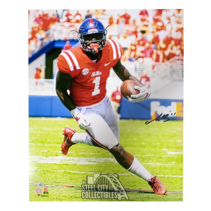 AJ Brown Autographed Ole Miss 16x20 Photo - Fanatics | Steel City ...