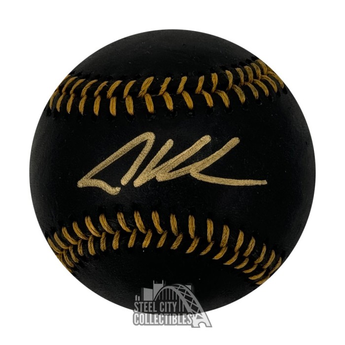 Adley Rutschman Autographed Black Official MLB Baseball - Fanatics ...