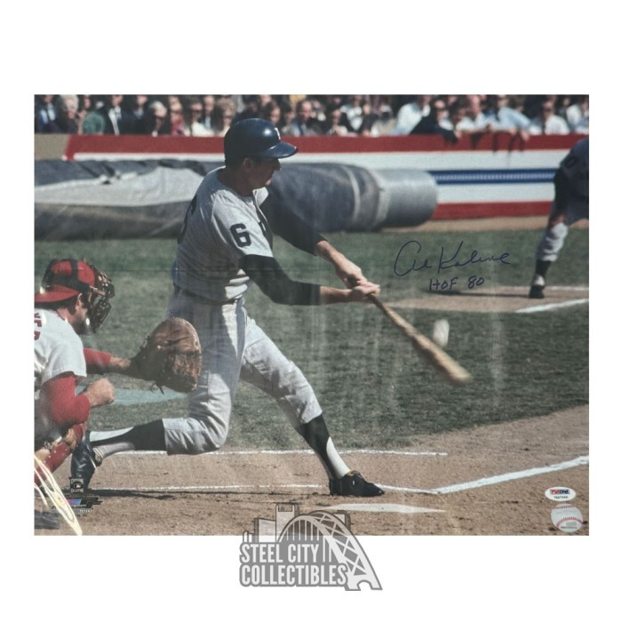 Al Kaline HOF 80 Autographed Detroit 16x20 Baseball Photo - PSA/DNA ...