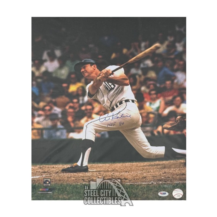 Al Kaline HOF 80 Autographed Detroit 16x20 Baseball Photo - PSA/DNA ...