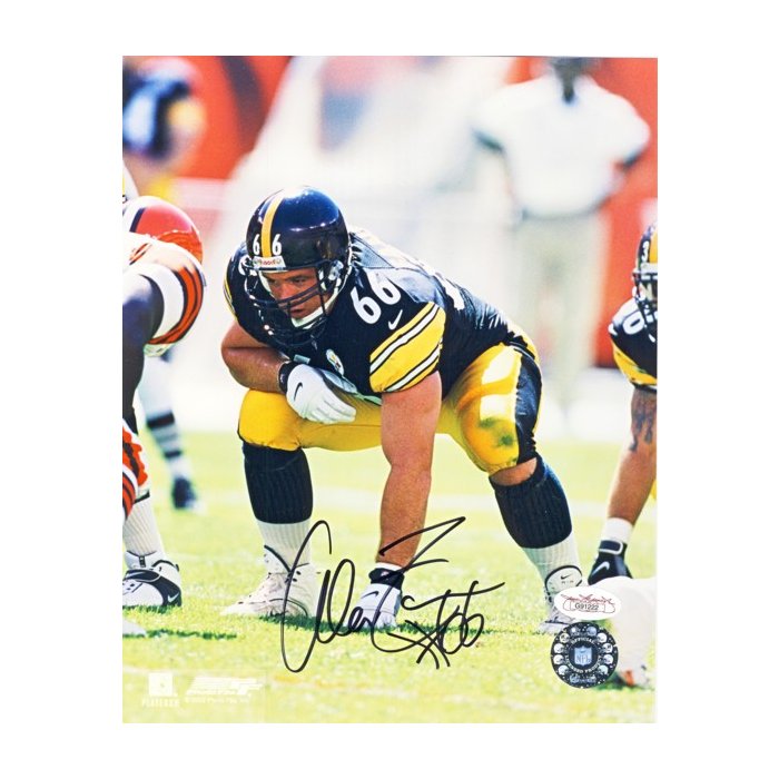 Alan Faneca Autographed Pittsburgh Steelers 8x10 Photo (Stance) - JSA ...