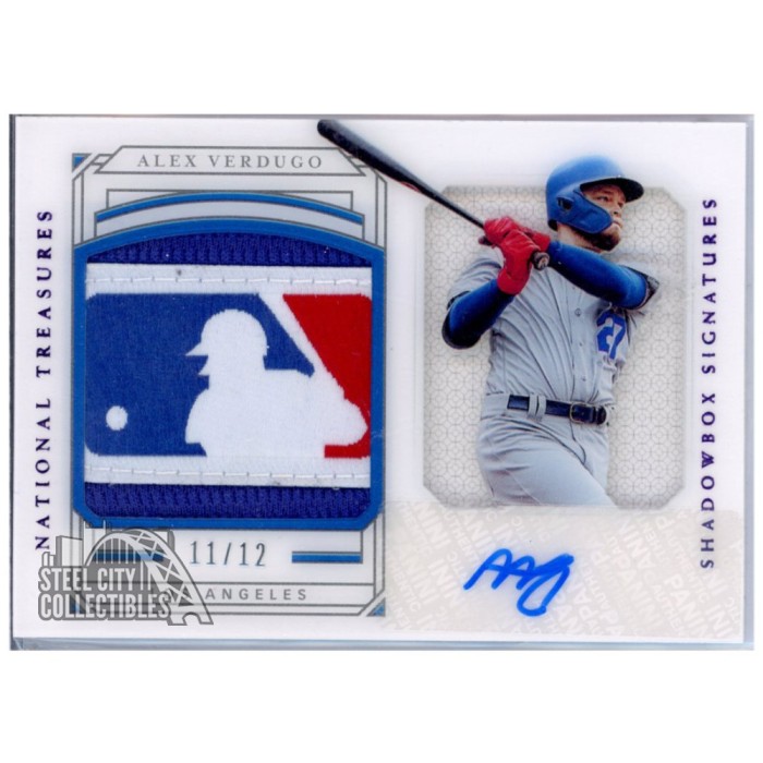 Alex Verdugo 2019 Panini National Treasures Shadowbox Signatures ...