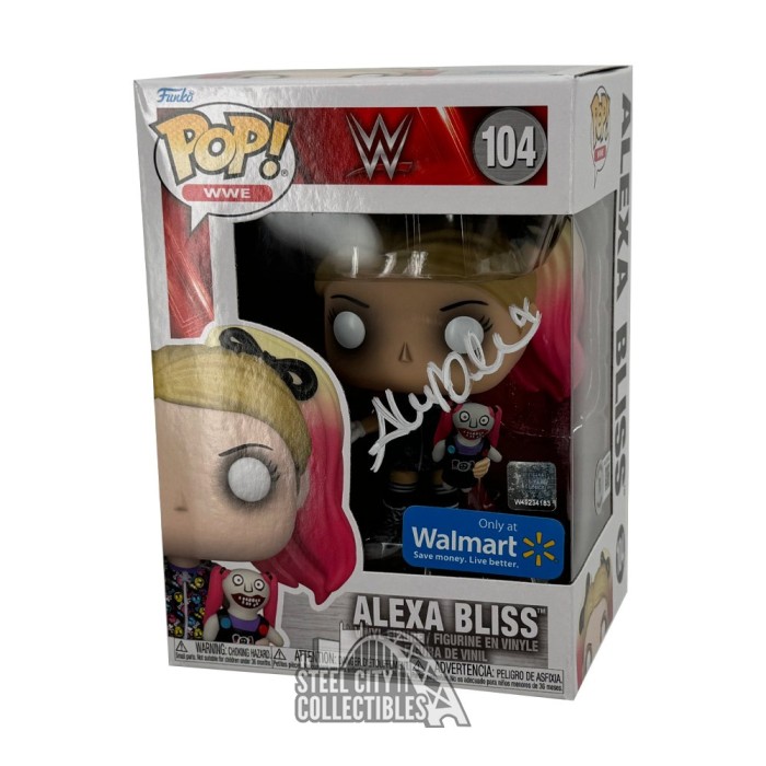 Alexa Bliss Autographed Funko Pop - BAS (White Ink) | Steel City ...