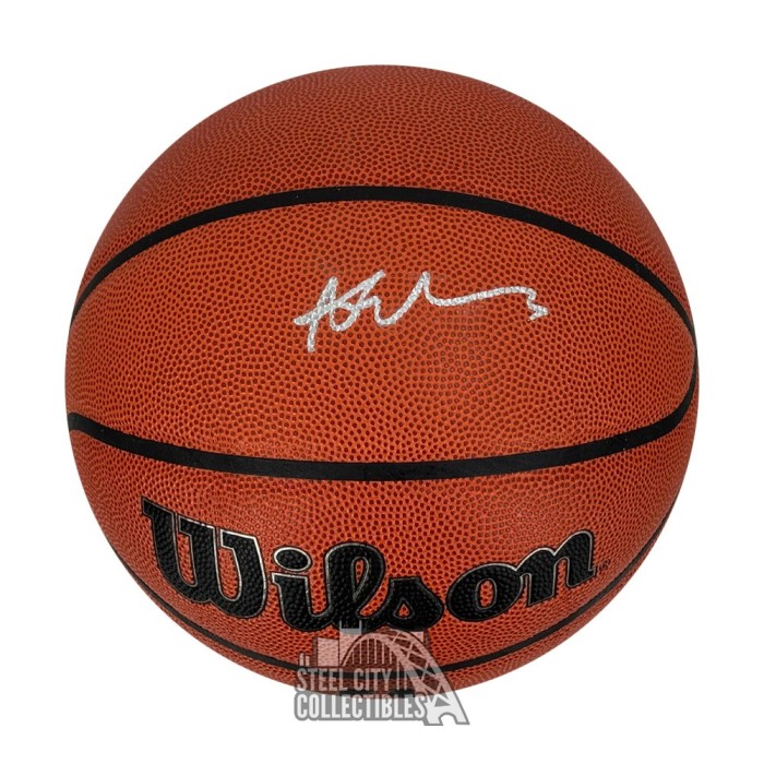 Anthony Edwards Autographed Wilson Basketball - Fanatics | Steel City ...