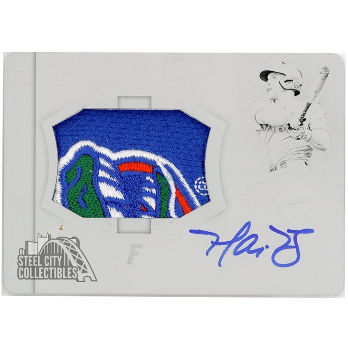 Harrison Bader 2018 Panini National Treasures Rookie Logo Patch ...