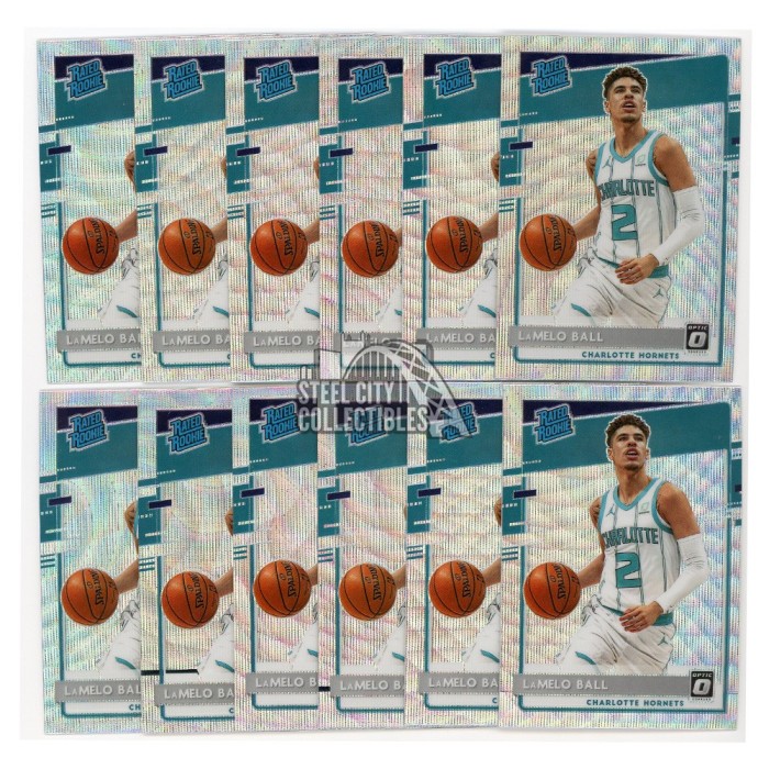 LaMelo Ball 2020-21 Panini Donruss Optic Fanatics Box Set Rated Rookie ...