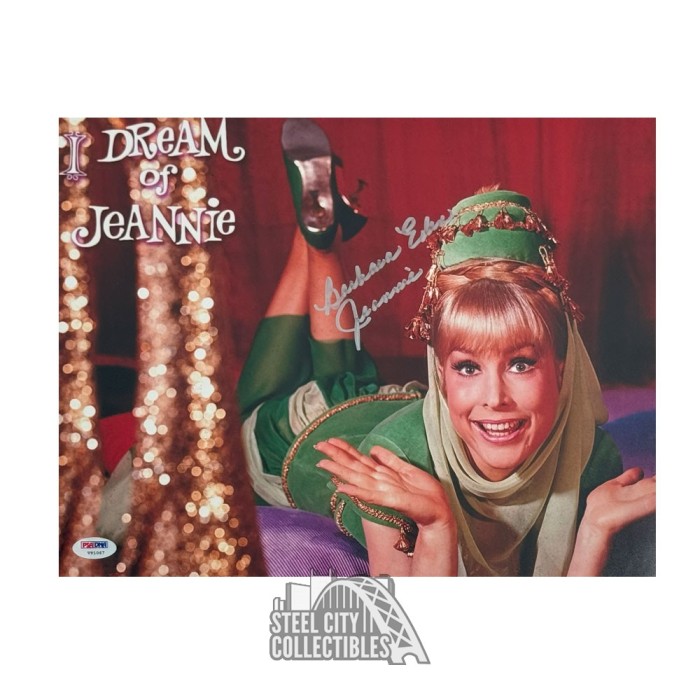 Barbara Eden Autographed I Dream of Jeannie 11x14 Photo - PSA/DNA ...