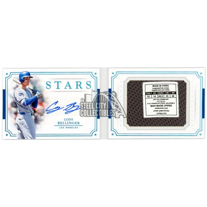 Cody Bellinger 2017 Panini National Treasures Stars Material Signatures ...
