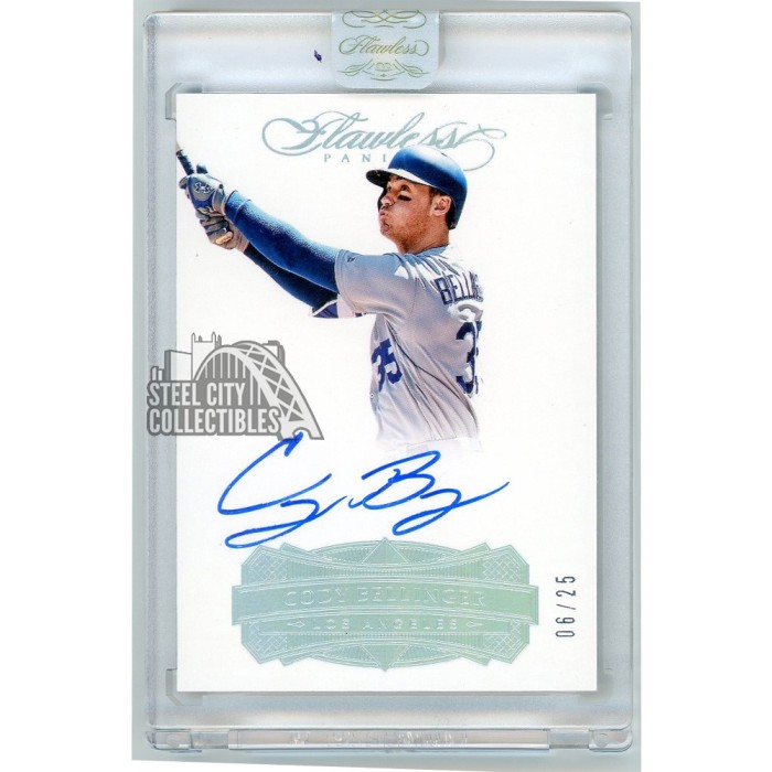 Cody Bellinger 2017 Panini Flawless Signatures Rookie Autograph Card # ...