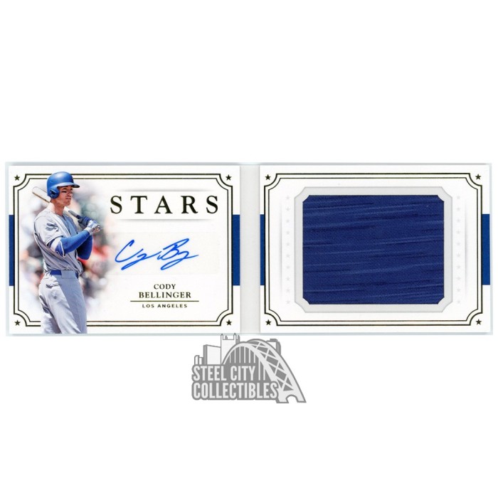 Cody Bellinger 2017 Panini National Treasures Stars Material Signatures ...