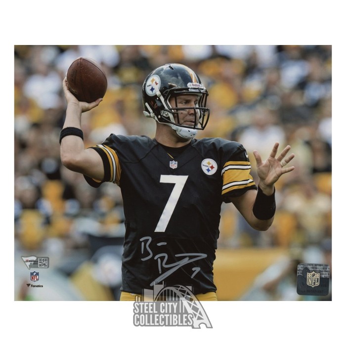 Ben Roethlisberger Autographed Pittsburgh 8x10 Photo - Fanatics | Steel ...