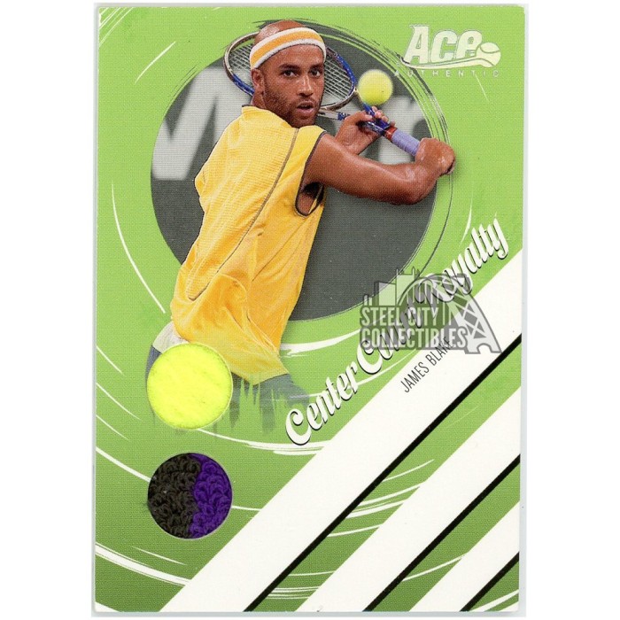 James Blake 2006 Ace Authentic Center Court Royalty Match-Used Tennis ...