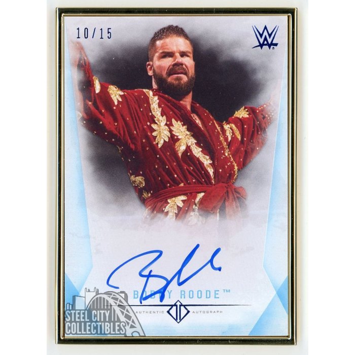 Bobby Roode 2019 Topps WWE Transcendent Collection Auto Blue 10/15 ...