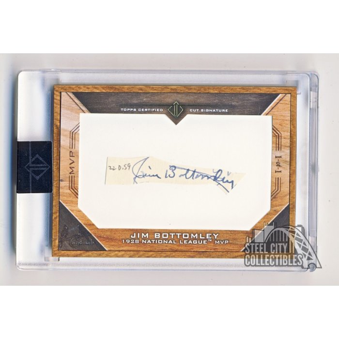 Jim Bottomley 2017 Topps Transcendent Baseball MVP Cut Signature ...