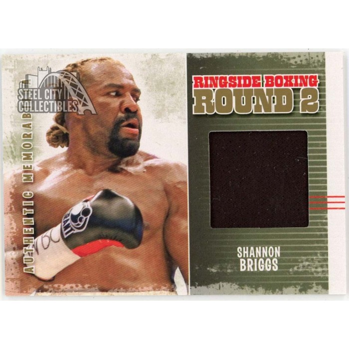 Shannon Briggs 2011 ITG Ringside Boxing Gold Trunks Card #AM-29 /10 ...